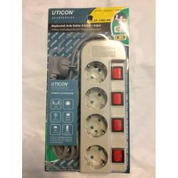 Jual Stop kontak uticon 2 lubang ST 1282 SW stop kontak dengan switch ...