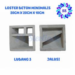 Jual Roster Beton 20x20 Lubang Angin Motif Minimalis Loster - tipe c ...