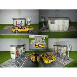 Jual Diy Papercraft Diorama Stasiun Kereta Illescass Skala 1-160 ...