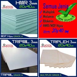 Jual Semua Jenis Triplek 20x40 cm Melamin Blokmin MDF 3/4/6/9/12/15/18 ...