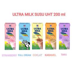 Jual ULTRA MILK SUSU UHT 200 ml / Dus isi 24 pc - MIX READY DUS - Kab ...