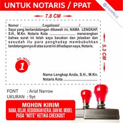 Jual Stempel PPAT / NOTARIS Sesuai Aturan Permen - Stempel PPAT - Kab ...