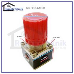 Jual Air Regulator Kompresor Angin Merah 4 Lubang Mengatur Tekanan ...