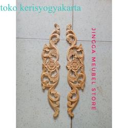 Jual Ukiran Kayu Ornamen ukir tempel ornamen Soko jendela kusen pintu ...