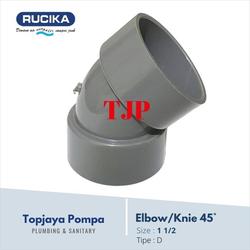 Jual ELBOW PVC RUCIKA 45°DERAJAT 2" TYPE D - Jakarta Pusat - Cv. Maju Abadi Tehnik | Tokopedia