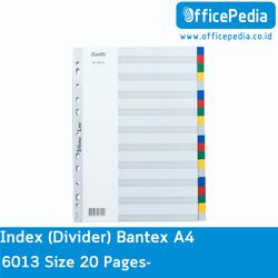 Jual Index (Divider) Bantex 6241 A4 Size (12 Pages) (1 -12) Index ...