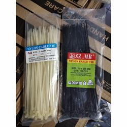 Jual Kabel Tis 20 25 cm Cable Ties 200 250 mm Pengikat Segel Nylon Plastik - 2.5 x 200mm, Hitam ...