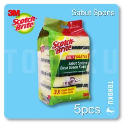 Jual Scotch brite 3M sabut spons cuci piring kuat beli 4 Gratis 1 ID ...