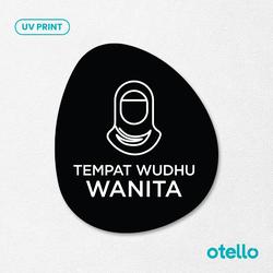 Jual Tulisan Tempat Wudhu Sign Board Akrilik Tempel Dinding Papan ...