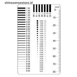 Jual Badge gauge Stain card Point gauge wire gauge ruler Stain ...