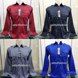 Jual Seragam Baju Kemeja Panjang Trans TV Net TV Hitam Biru Navy PDH ...