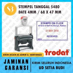Jual Stempel Trodat Tanggal Custom 4813 ukuran 3,8 x 25 mm - Kota ...