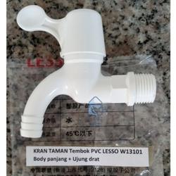 Jual Kran Taman 1/2" PVC LESSO / Kran Tembok 1/2" PVC LESSO (Body ...