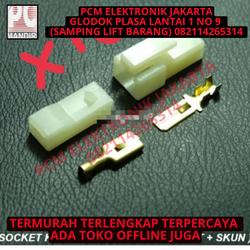 Jual Socket Kabel 3 Pin Besar Set+Skun soket motor mobil sambungan ...