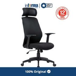 Jual INFORMA - KURSI KANTOR - LUCAS MANAGERIAL CHAIR HIGH BACK BLACK ...