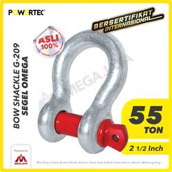 Jual Bow Shackle Omega G209 2 Ton - 1/2" POWERTEC Segel Screw Pin ...
