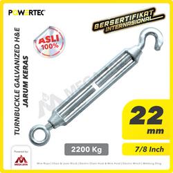 Jual Turnbuckle / Jarum Keras JIS Hook & Eye M16 POWERTEC Span Skrup ...