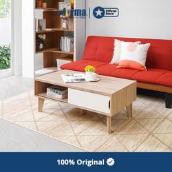 Jual INFORMA-MEJA TAMU-BONANZA END TABLE SQR BROWN WALNUT - Jakarta ...
