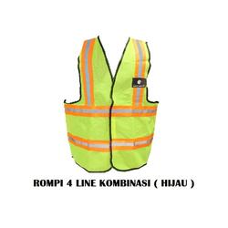 Jual Rompi Safety Proyek Polyster 4 Line MEKANIK + RESLETING Gosave ...