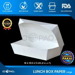 Jual Lunch Box Paper | Kemasan Kotak Makanan Kertas - Besar M - Premium ...