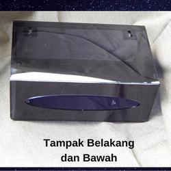 Jual Tempat Tisu Toilet Hand Towel Ufa Acrylic Rayben Hitam Transparan ...