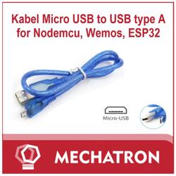 Jual Kabel Micro USB to USB Wemos Nodemcu ESP32 Arduino - Kota Depok ...