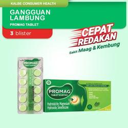 Promo Promag Tablet Obat Sakit Maag dan Kembung 1 box @ 3 Blister - 1 ...
