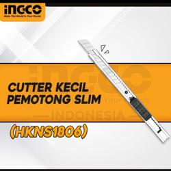 Promo Box Cutter Small (9 mm) INGCO HKNS1806 - Knife Blade Kecil 9mm ...