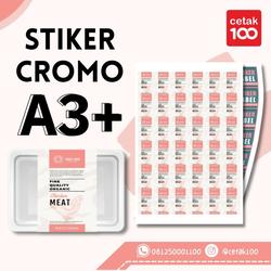 Jual Cetak Stiker Label A3+ Sehari Jadi. Stiker Chromo - Jakarta Barat ...