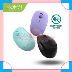 Promo ROBOT M210S 2.4G Wireless Silent Click Optical USB Mouse ...