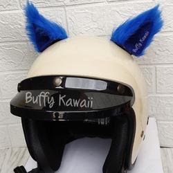 Jual accesories helm kuping FOX kucing helmet nekomimi cat ear ...