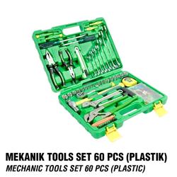 Jual TEKIRO TOOL SET MEKANIK 60PCS BOX PLASTIK - KUNCI SET 60 PCS MECHANIC - Jakarta Barat ...