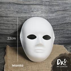 Jual Topeng Polos Topeng Lukis Putih Pria Wanita Topeng Kertas ...