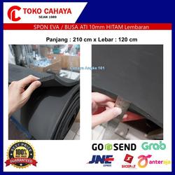Jual Spon Eva Sponge Busa Ati Spon Karet 10mm Hitam 120 x 210 cm ...