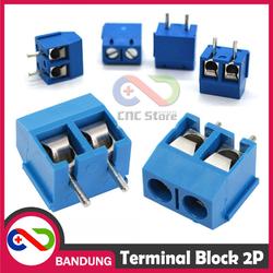 Jual Terminal Block 2P Kecil Pitch 2.54mm 2 Pin PCB Screw Type Elantech ...