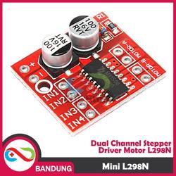 Jual DUAL CHANNEL STEPPER DRIVER MOTOR MODULE PWM L298N POSITIF NEGATIF ...