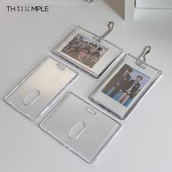 Jual Acrylic Id Card 2 sisi Tempat Kartu Id Card Member Name Tag ...