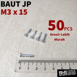 Jual Baut JP M3x50 Panjang 5cm Putih Galvanis M3 / Sekrup Skrup JP M3 - Kota Tangerang Selatan ...