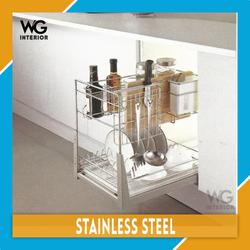 Jual Rak Piring Stainless Vitco XC 26290 Lemari Dapur Tarik Ke Bawah ...