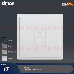 Jual SIMON i7 Data Outlet Module Cat.6 705218 - Black - Jakarta Pusat ...