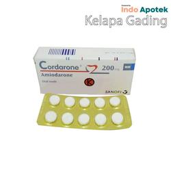 Jual CORDARONE 200MG 1 STRIP ISI 10 TABLET / AMIODARONE HCL / OBAT ...