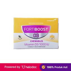 Jual Fortiboost D3 1000 (30 tablet) – Vitamin D3 1000 IU Tablet Kunyah ...