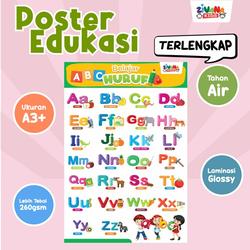 Jual POSTER BELAJAR EDUKASI ANAK MENGENAL HURUF ABJAD ABCD TIPE 05 ...
