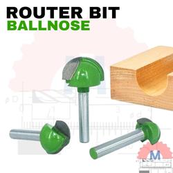 Jual MATA PROFIL KAYU SUDUT ROUND OVER ROUTER BIT MATA PROFIL SUDUT 3/8 ...