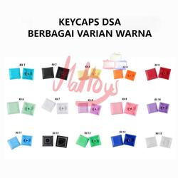 Jual Keycaps PBT DSA keyboard caps komputer warna polos matte tanpa ...