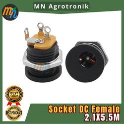 Jual Socket DC 5.5 Adaptor Power Jack Soket Female Panel Box +Mur PCB ...