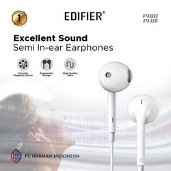 Promo Edifier Earphone P180 Plus White-Earbuds with Remote and Mic ...