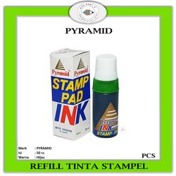 Jual Tinta stempel/Refill ink/Pyramid Stamp Pad Ink Merah - Jakarta ...