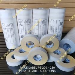 Jual KERTAS PRICE LABEL SATO PB2 230 ORIGINAL PT SATO INDONESIA ...
