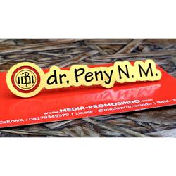 Jual Name Tag Papan Nama Dada Standar PNS / ASN - Bahan Resin ...